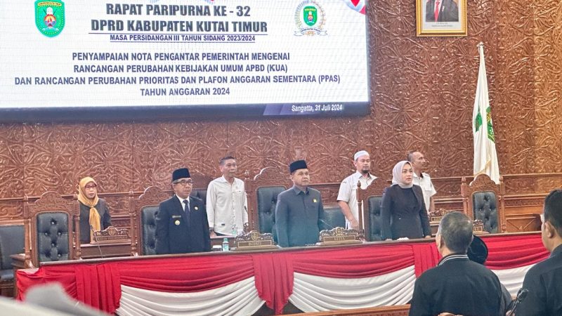 Rapat Paripurna ke 32, Penyampaian Nota Pengantar Pemerintah Rancangan Perubahan PPAS 2024 - G ...
